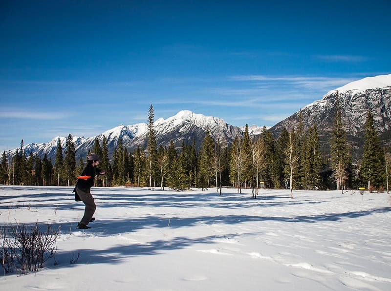Disc Golf - Three Sisters Course, Canmore - Out & About with the GeoKs